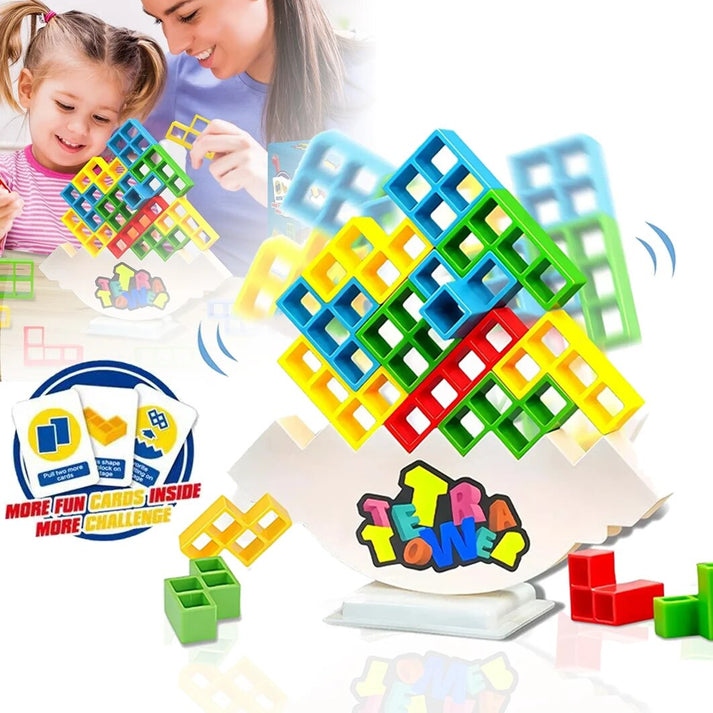 Tetra Stacking Blocks Balancing Game – Bubs Kingdom