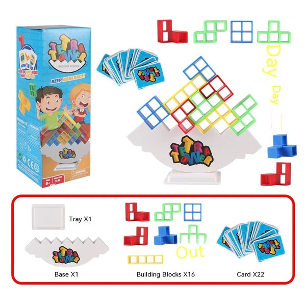 Tetra Stacking Blocks Balancing Game – Bubs Kingdom
