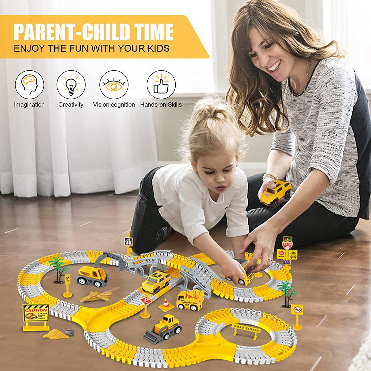 Construction Track Playset Building Toy – Bubs Kingdom